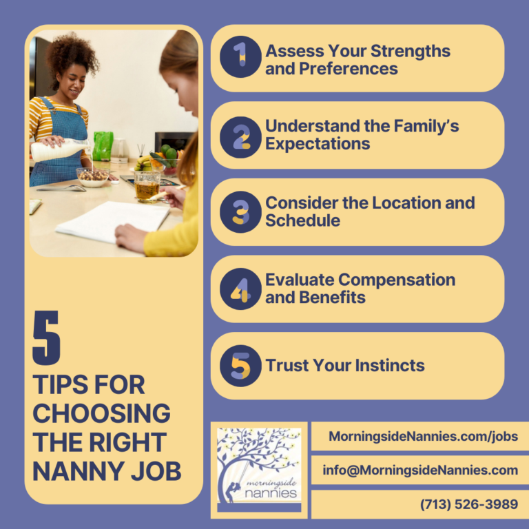 5 Tips for Choosing the Right Nanny Job - Morningside Nannies